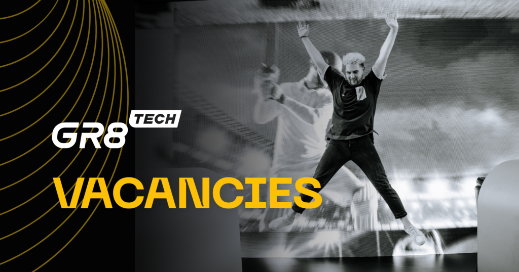 GR8 Tech» Vacancies – Jobs and Careers