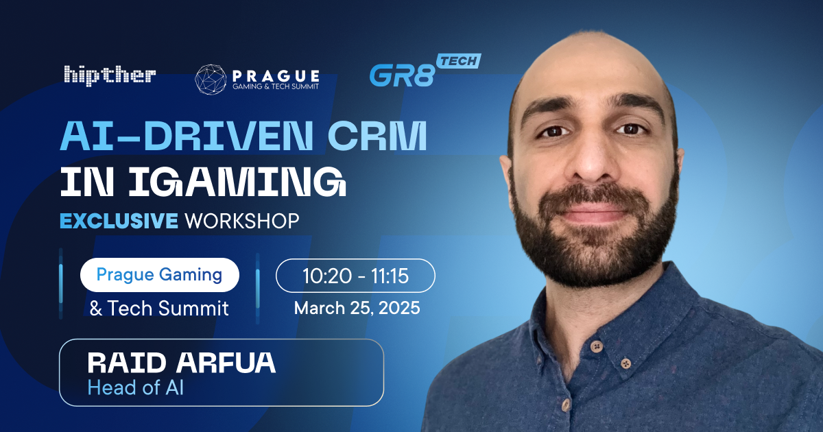 GR8 Tech to Share AI Insights at Prague Gaming & TECH Summit 2025